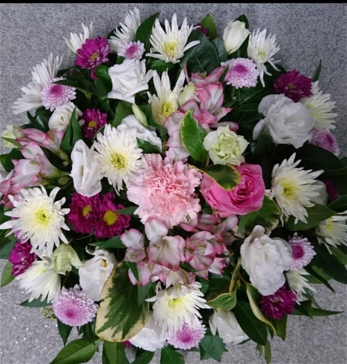 Mixed posy pad - Posys | First Class Floristry Limited