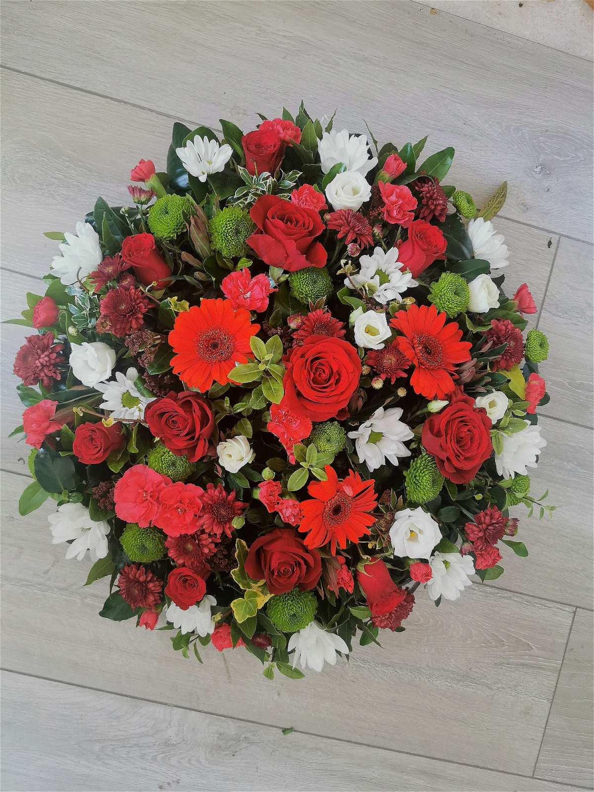 Mixed posy pad - Posys | First Class Floristry Limited