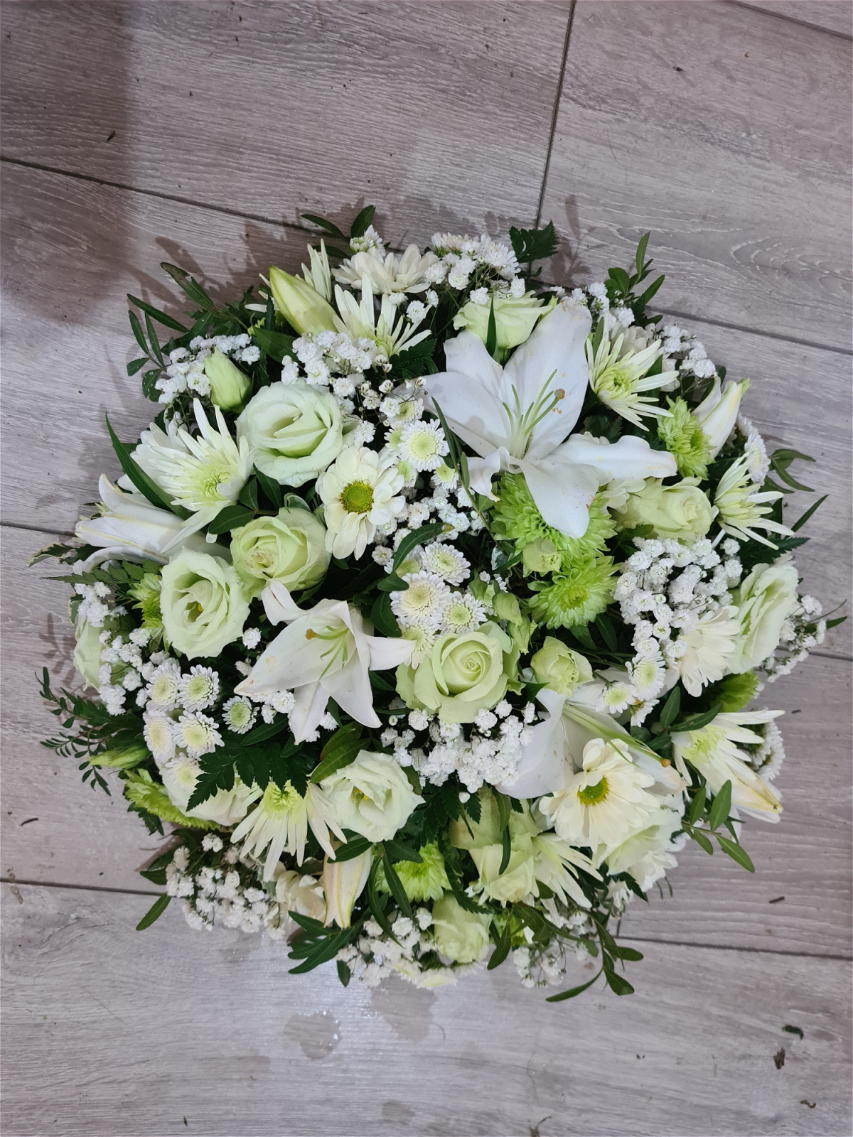 Mixed posy pad - Posys | First Class Floristry Limited
