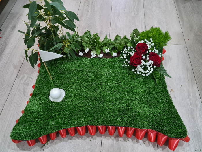 Funeral Flowers With A Golf Theme | Best Flower Site